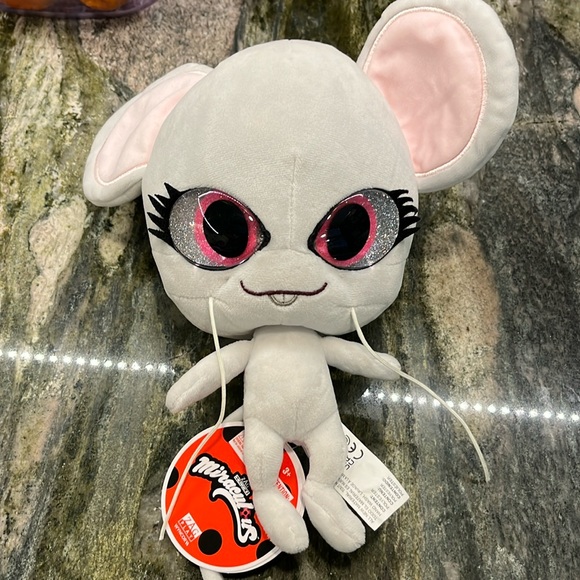 Toys | Miraculous Ladybug Sparkle Eye Kwami Mouse Plush | Poshmark